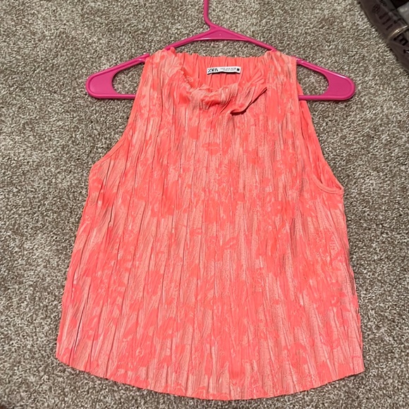 Zara | Tops | Zara Pink Top | Poshmark